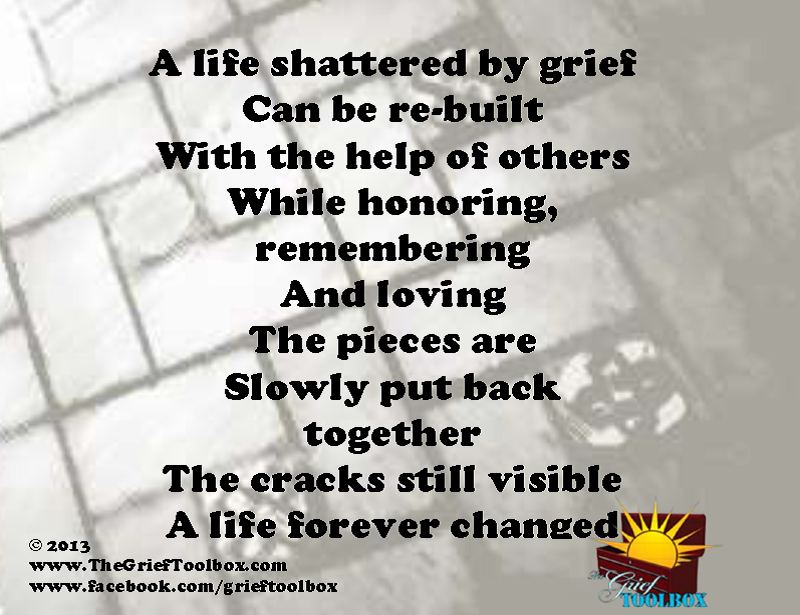 A life forever changed A Poem | The Grief Toolbox