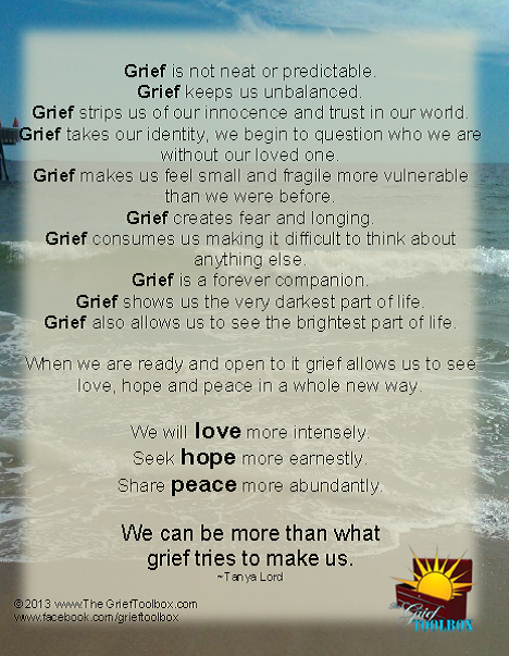 Grief teaches us a poem | The Grief Toolbox