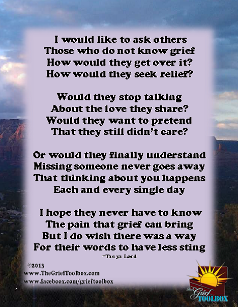 I hope they never know the pain A Poem | The Grief Toolbox