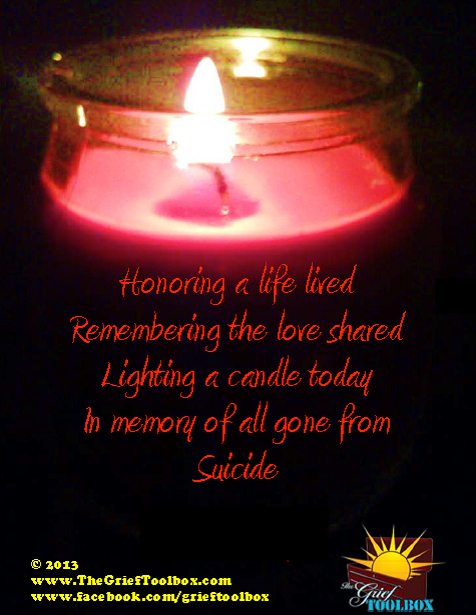 Light a Candle for Suicide Prevention | The Grief Toolbox