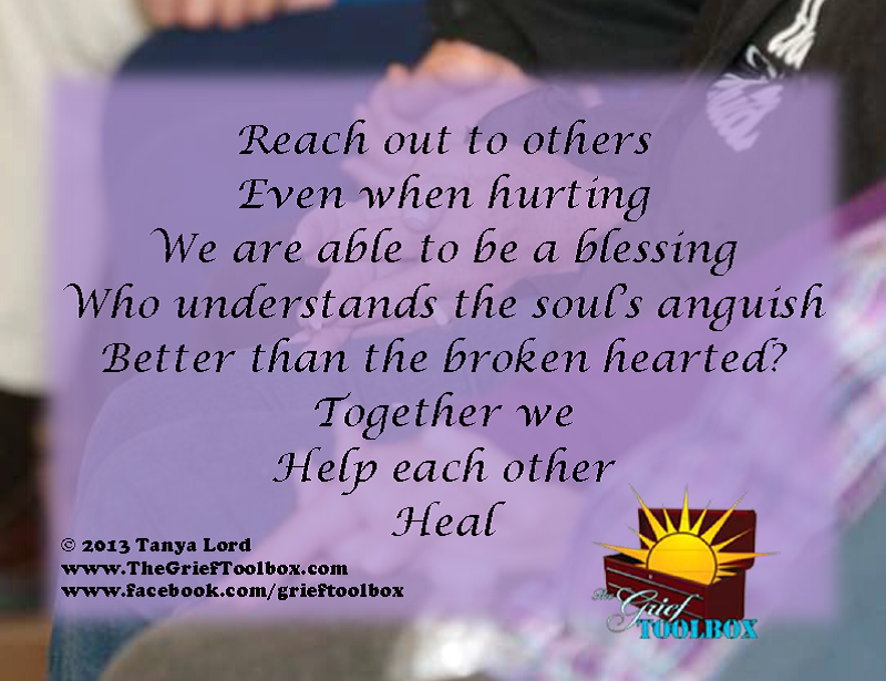 Reach out to others A Poem | The Grief Toolbox