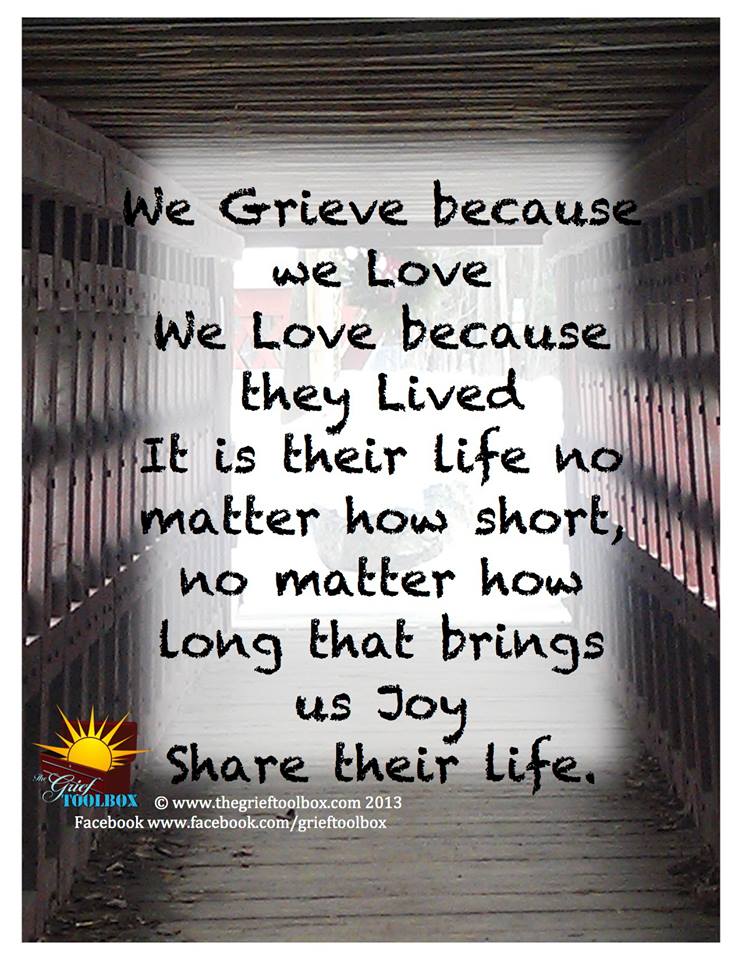 We Grieve because we Love A poem | The Grief Toolbox