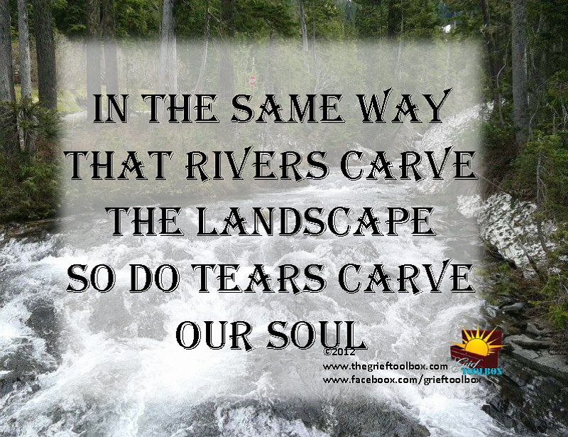 Tears form our soul in grief | The Grief Toolbox