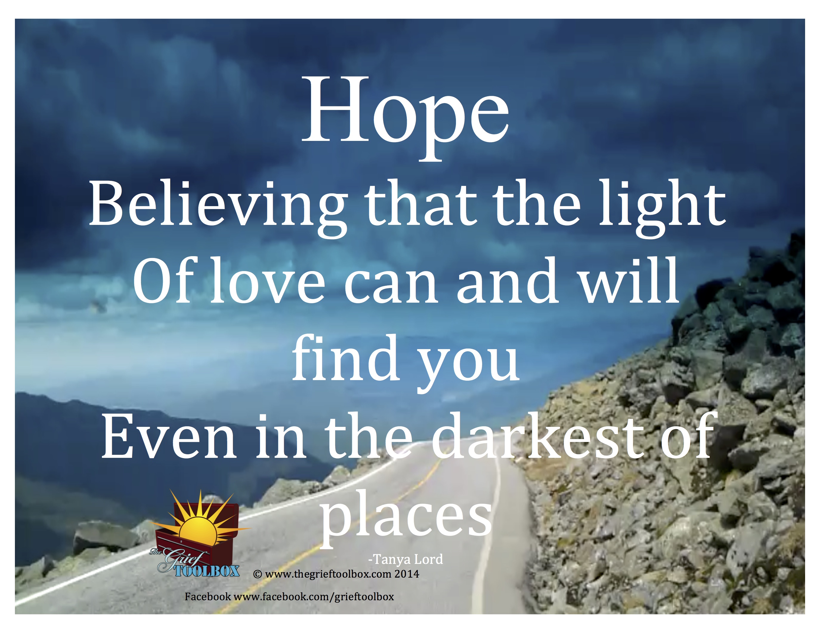 Hope in Dark Places | The Grief Toolbox