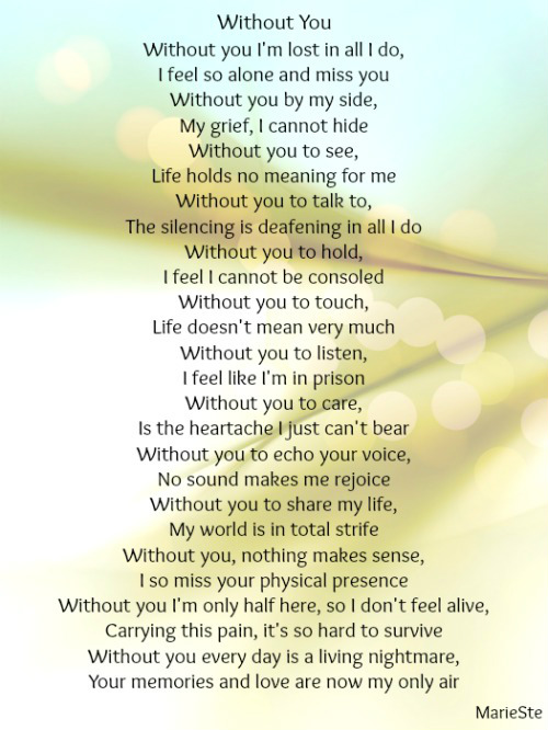 Without You | The Grief Toolbox